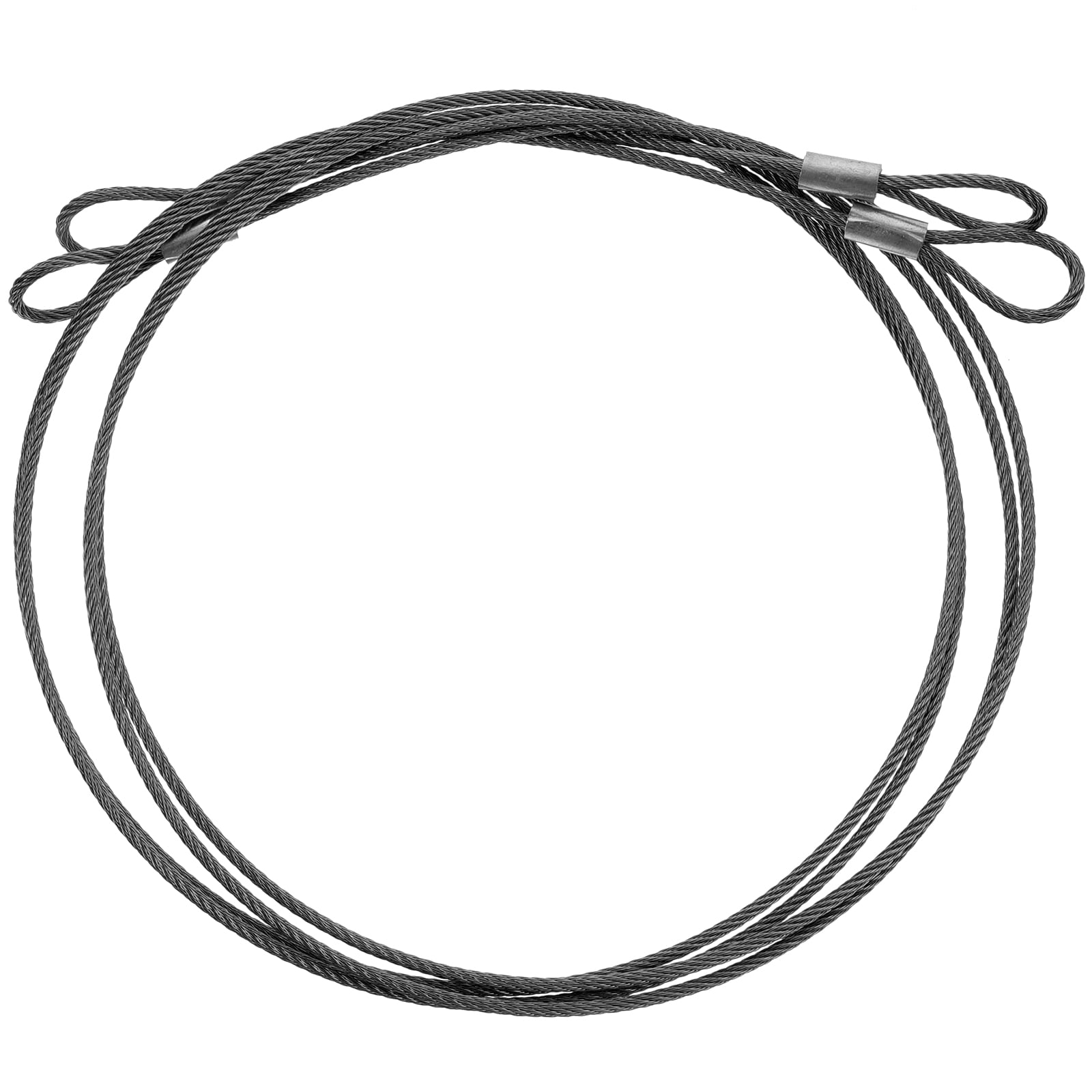 Mutmorningal 2 pcs Braided Safety Cable Steel Coated Safety Cables ...