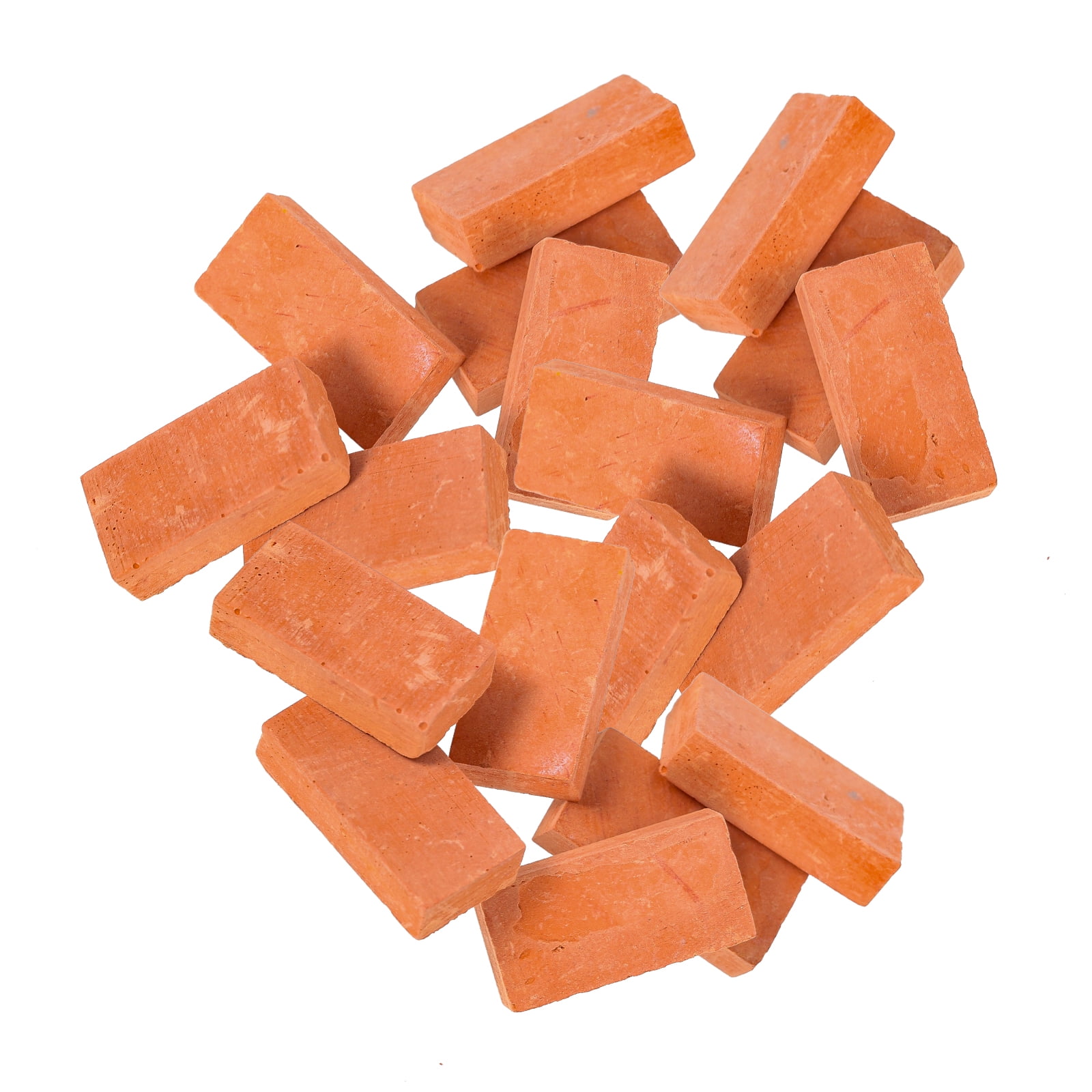 Mutmorningal 20 Pcs Mini Brick Model Miniature Bricks Rectangle Shape ...