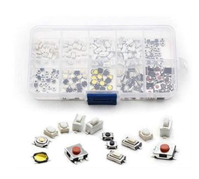 Mutmorningal 200pcs Momentary Push Button Switch For Car Remote Key Fob ...