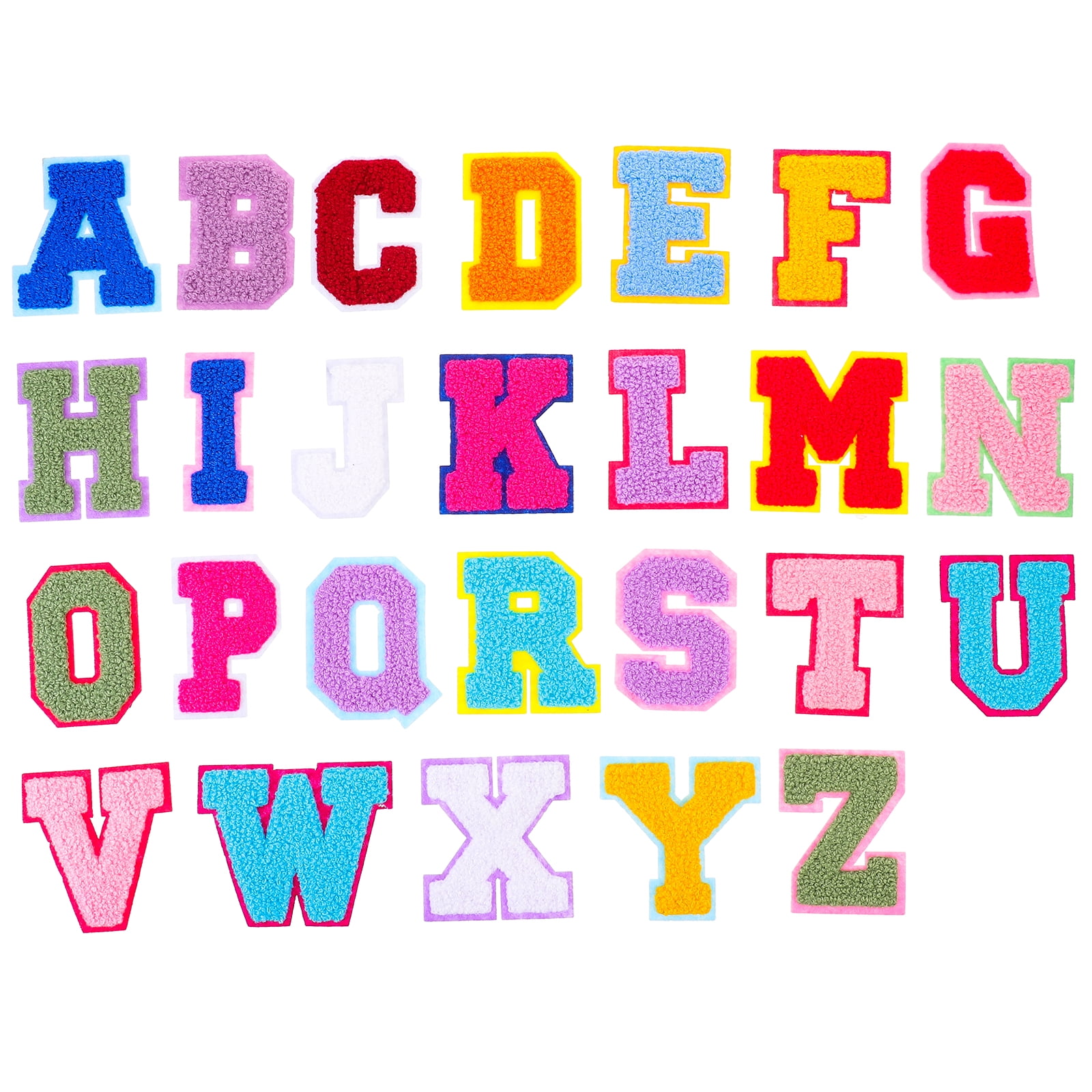 Mutmorningal 26Pcs Crafting Iron On Letters Fashion Sewing Patches ...