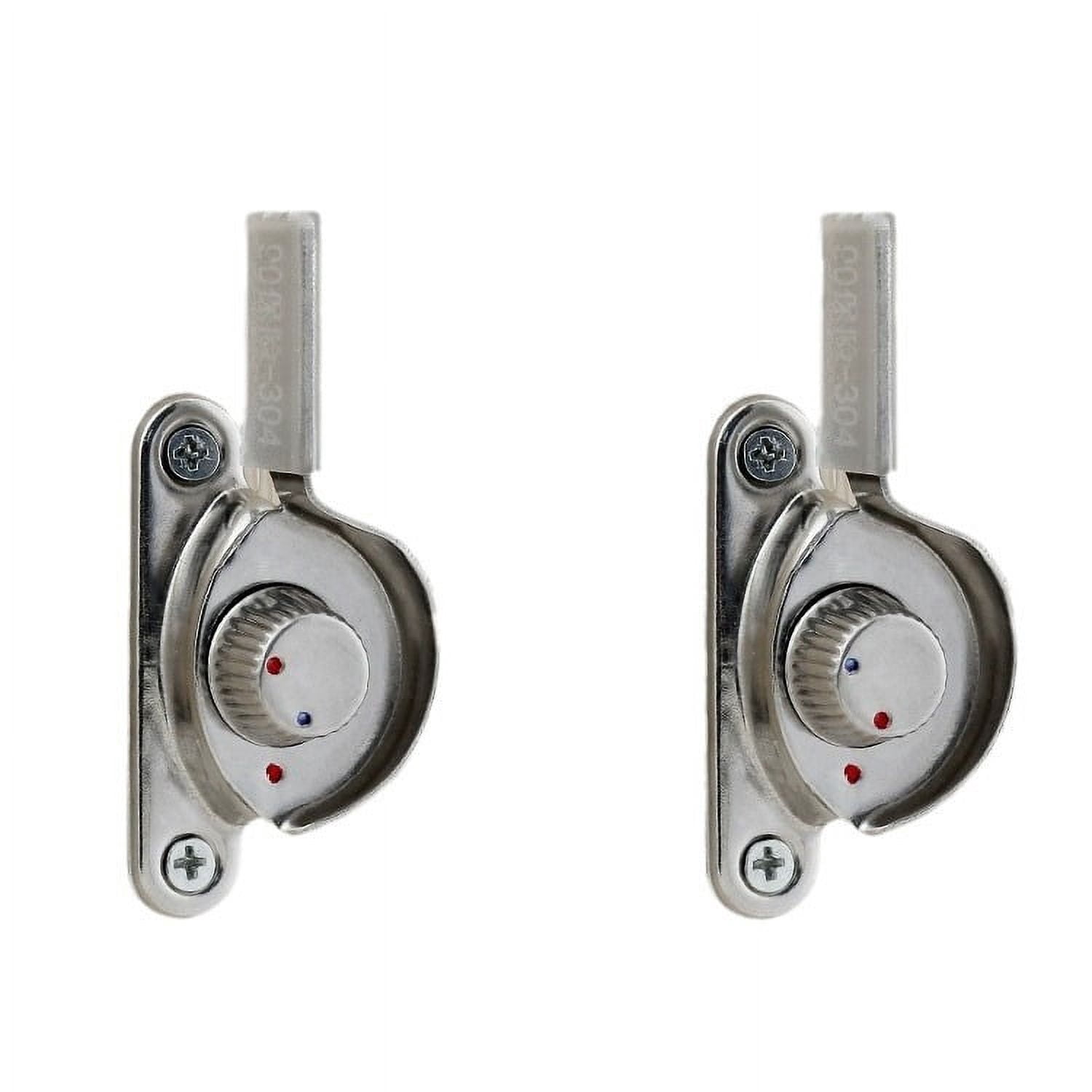 2pcs Window Lock Sliding Sash Lock for Windows Doors 50mm Hole Distance ...