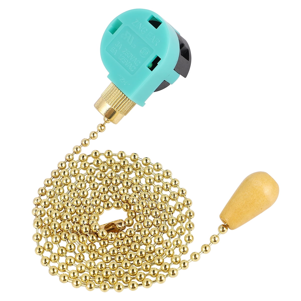 Mutmorningal 3 Gears Fan Pull-chain Switch Ceiling Light Switch Ceiling ...