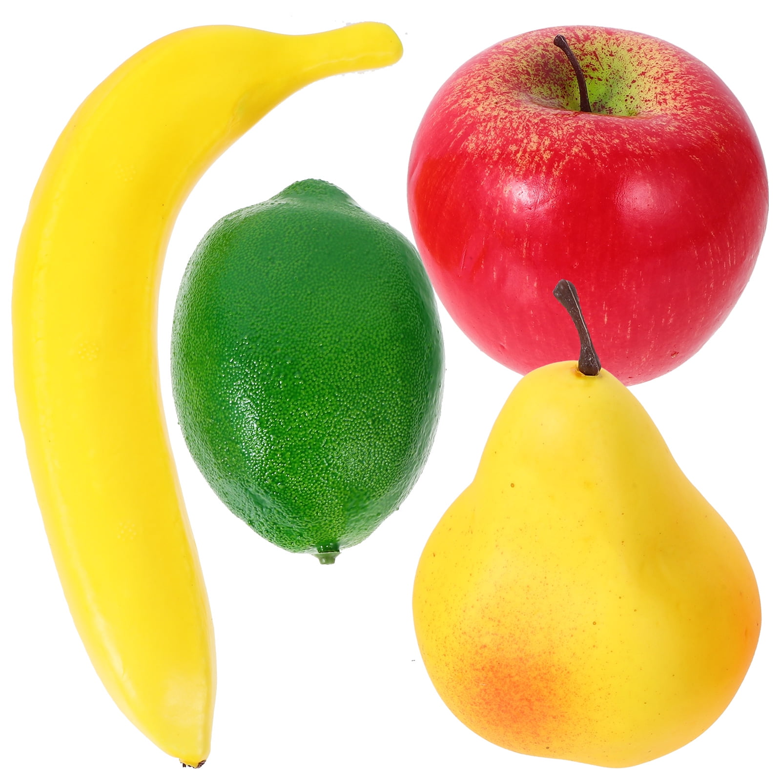 Mutmorningal 4Pcs Simulated Fruit and Vegetable Model Artificial Fruit ...