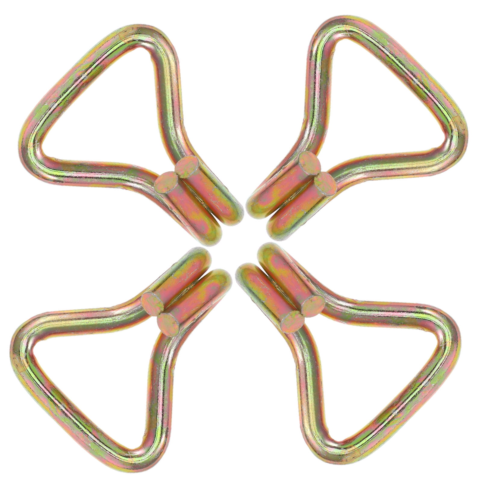 Mutmorningal 4pcs Heavy Duty Strap Hook Ratchet Straps Metal Hook ...