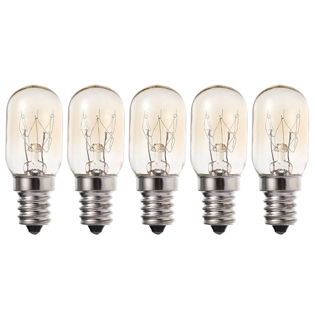 Mutmorningal 5PCS Refrigerator Light Bulb E12S 110V 10W Tungsten ...
