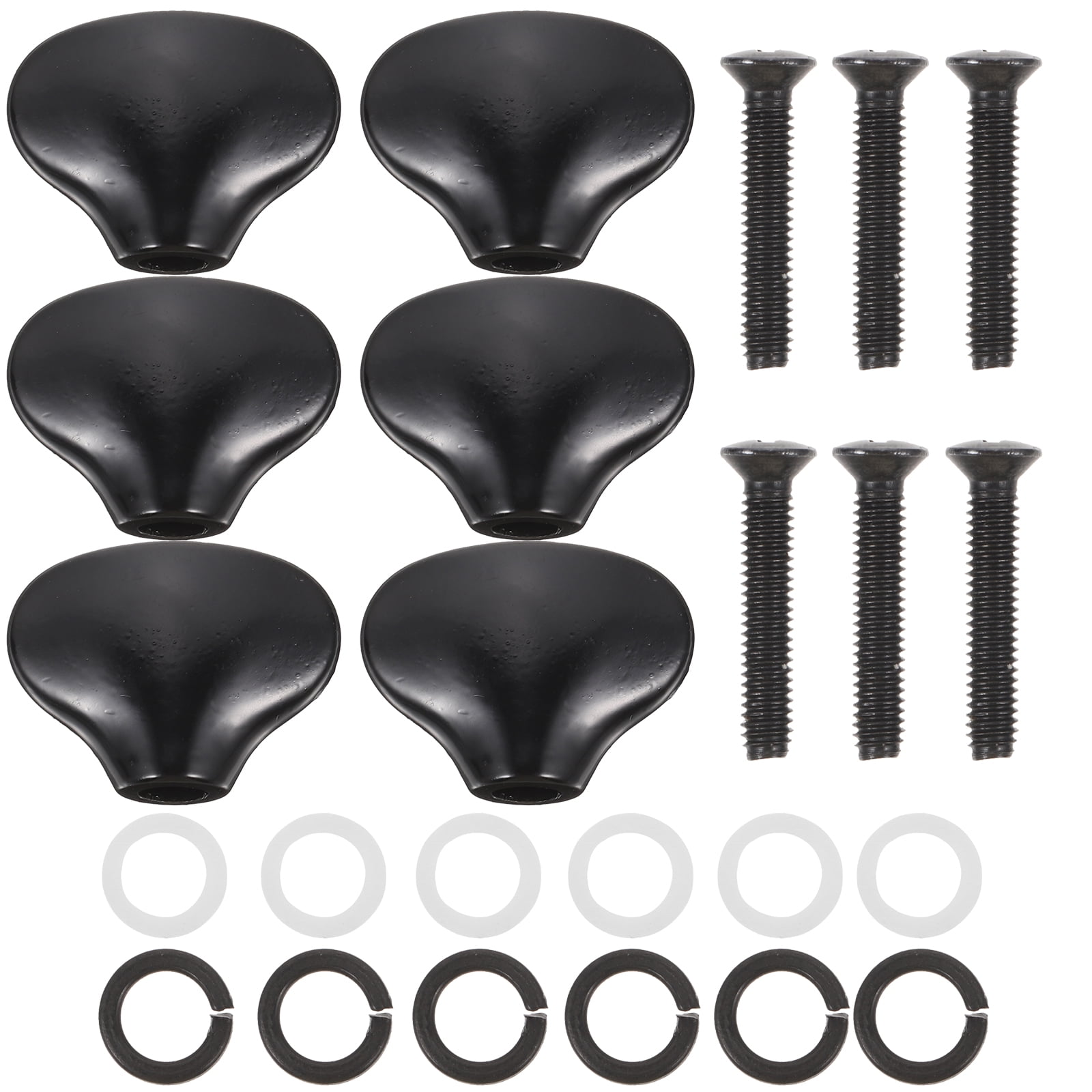 Mutmorningal 6 Set of Tuning Peg Cap Guitar Tuning Peg Buttons Metal ...