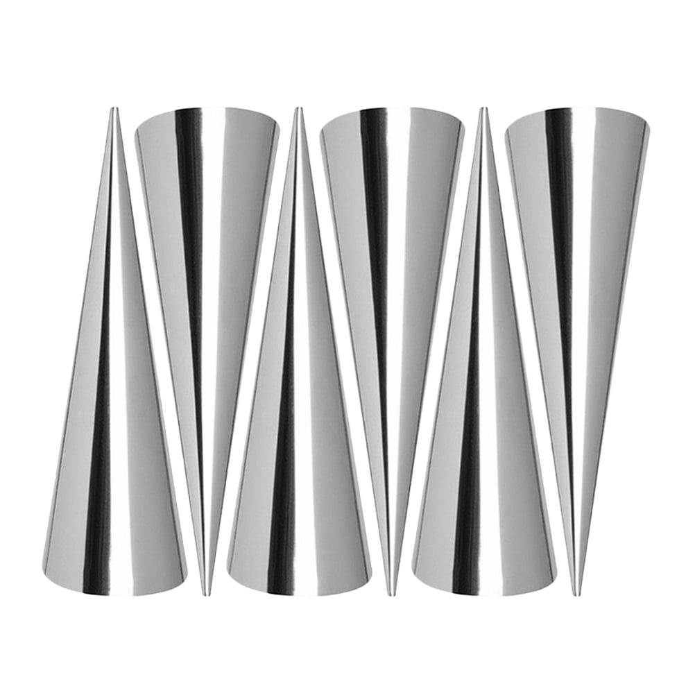 Mutmorningal 6pcs Versatile Cream Horn Molds For Baking Tubular Shaped ...