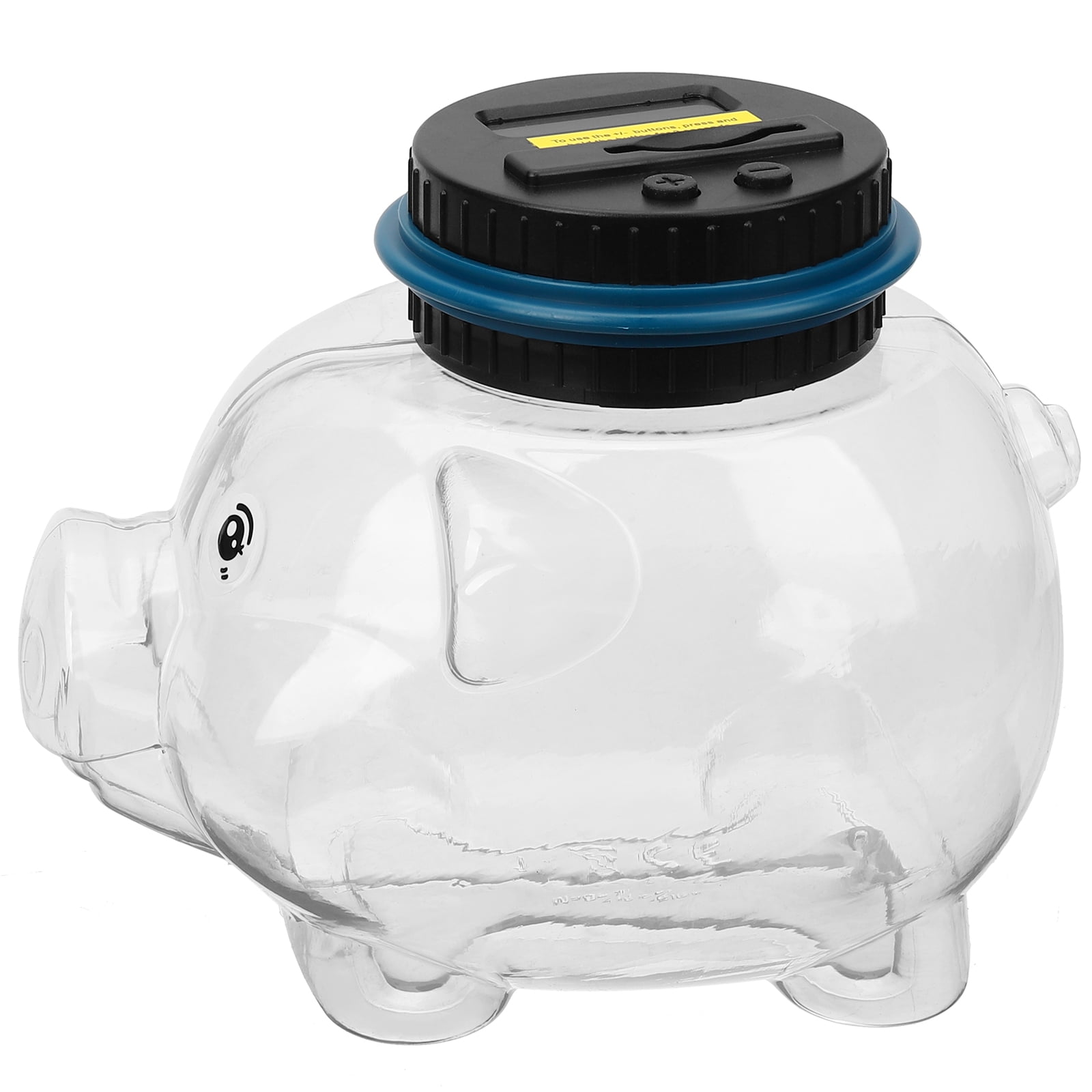 Mutmorningal Digital Counting Money Jar Digital Coin Bank Transparent ...