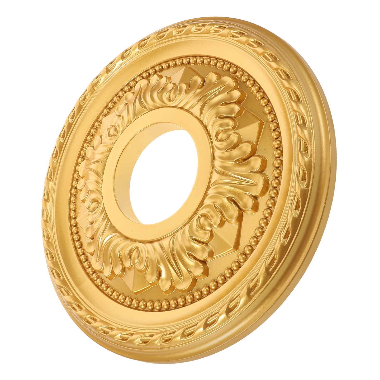 Mutmorningal Gold Traditional Ceiling Medallion PVC Ceiling Medallion ...