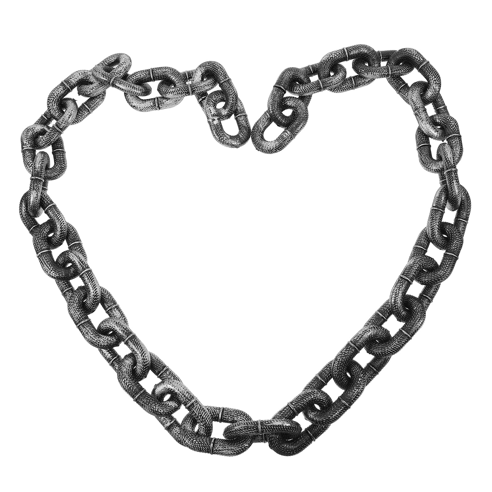 Mutmorningal Halloween Chain Link Plastic Chain Prop Fake Chain Link ...