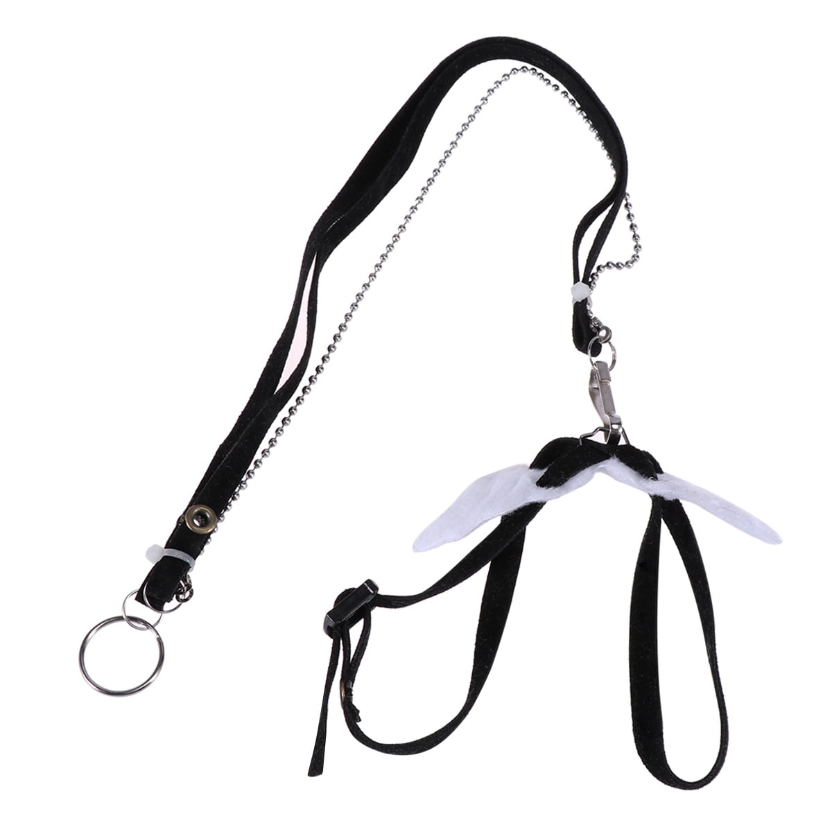 Mutmorningal PU Animal Reptile Harness Angle Wings Shape Adjustable ...
