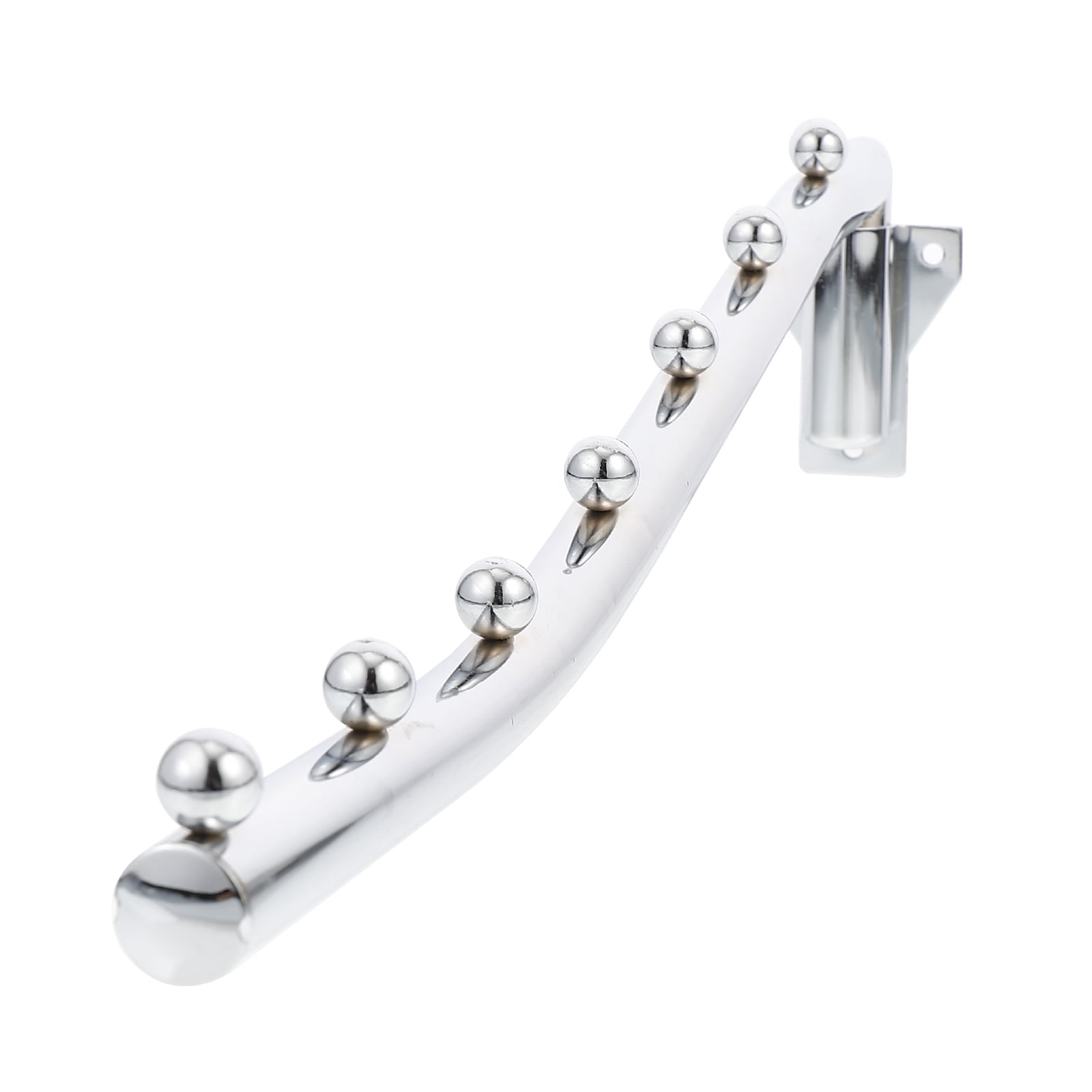 Mutmorningal Wall Mounted Clothes Hanger Folding Hanging Rack Garment ...