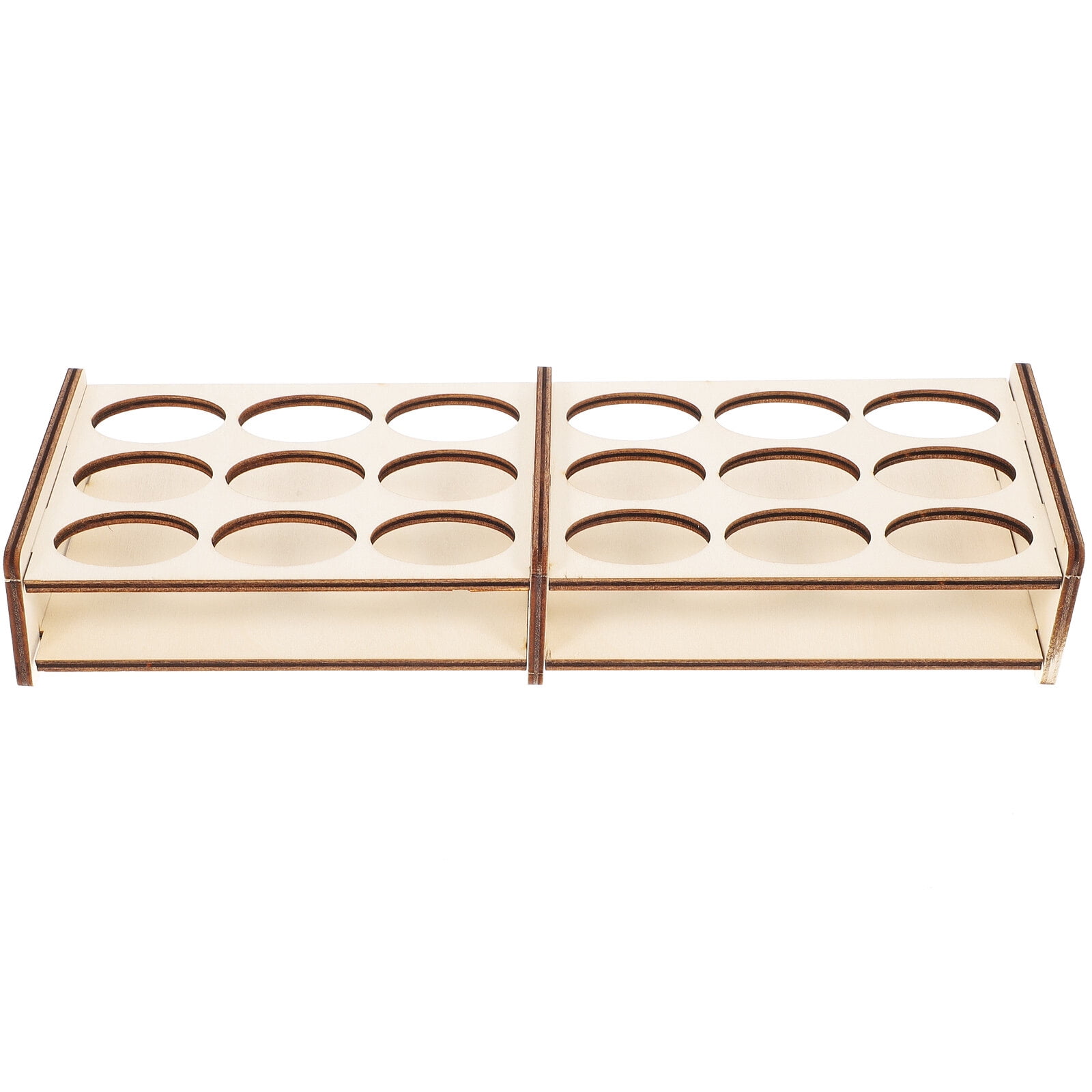 Mutmorningal Wooden Paint Rack Storage Stand Pigment Holder Home Ink ...