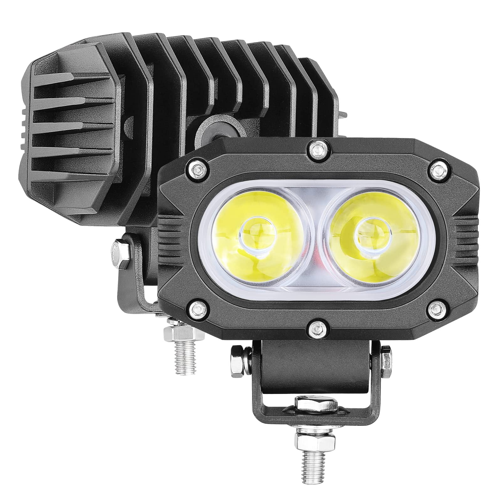 Muto-Beam2pcs 4inch LED Driving OIF8 Fog Lights Brightest LED Work ...