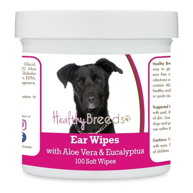 Mutt Ear Cleaning Wipes with Aloe & Eucalyptus for Dogs - 100 Count ...