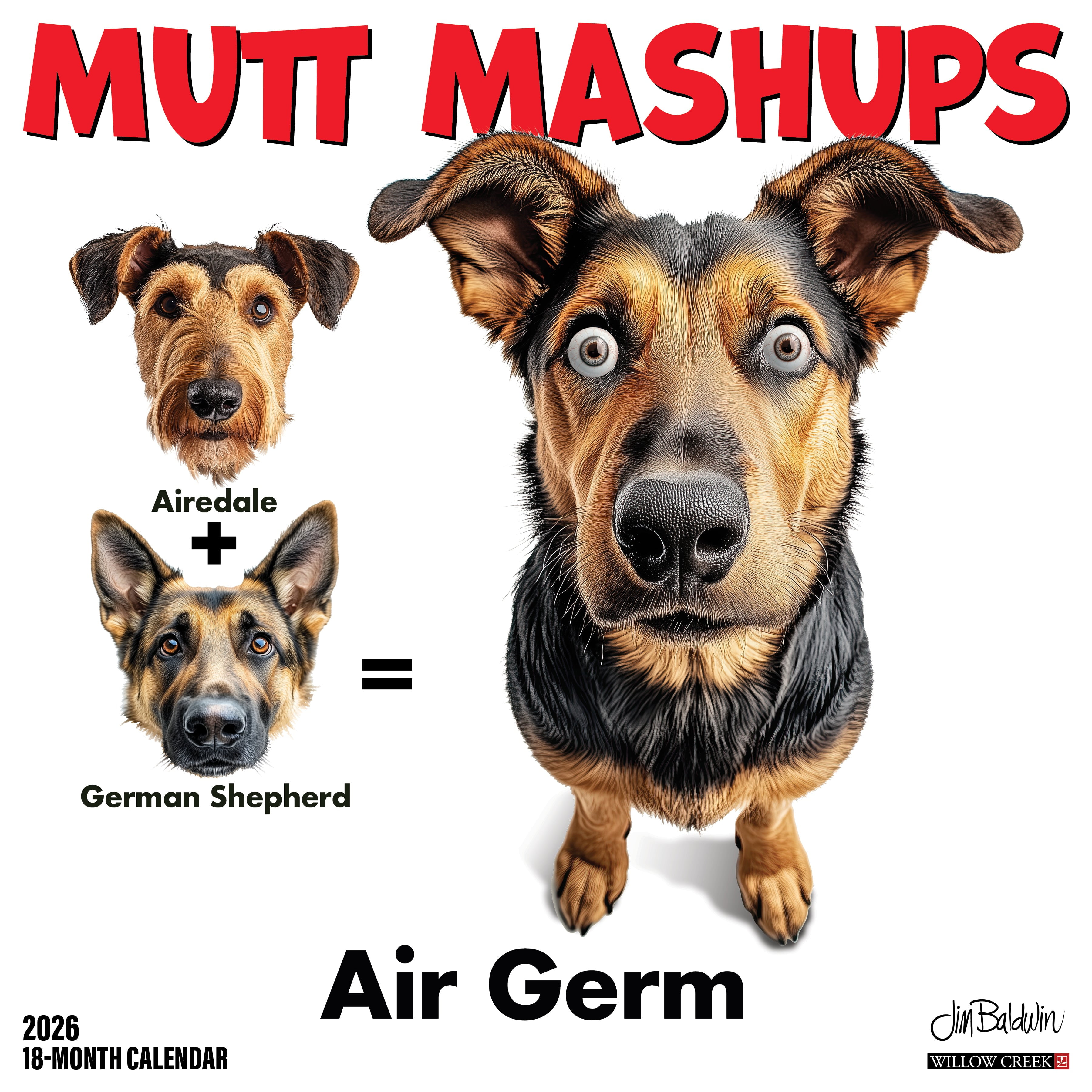 Mutt Mashups 2026 Wall Calendar - Walmart.com