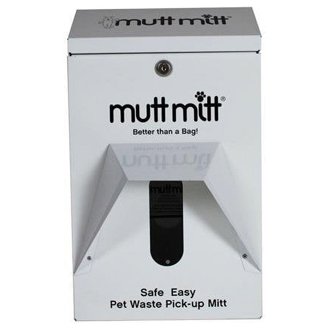 Mutt Mitt 2400 5 x 10 x 7 in. Dog Bag Dispenser - Built to Last, White ...