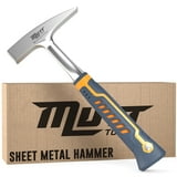 Mutt Tools 18oz Sheet Metal Hammer - Professional Tinners Hammer for ...