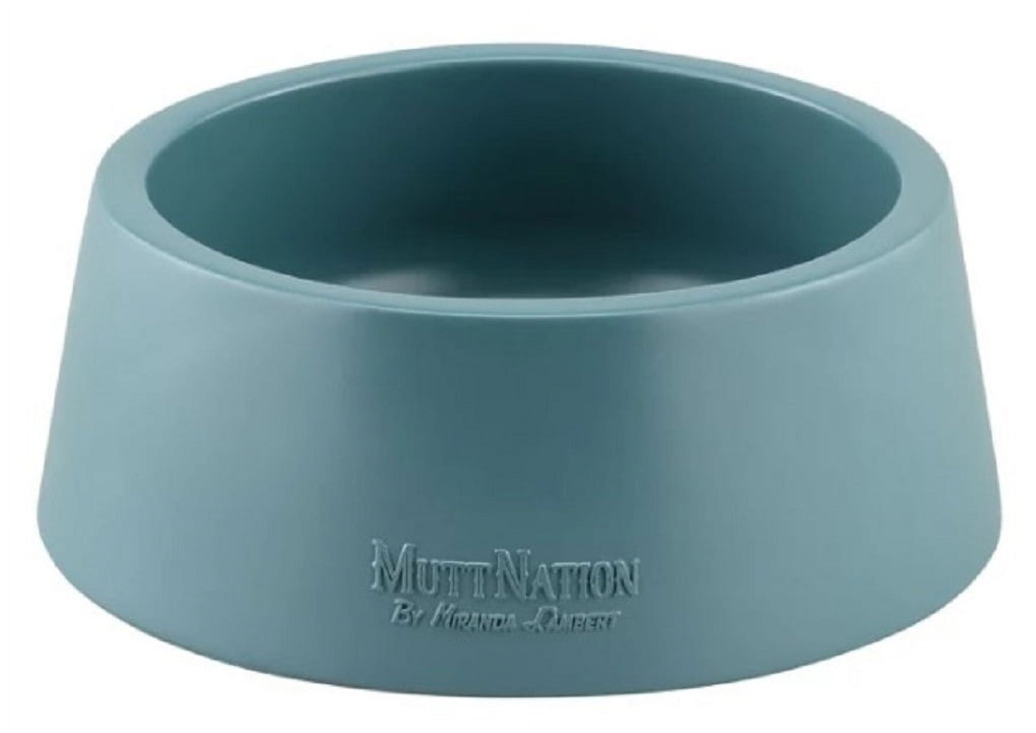 MuttNation Fueled by Miranda Lambert JXS2301B Cement Bowl - Blue ...
