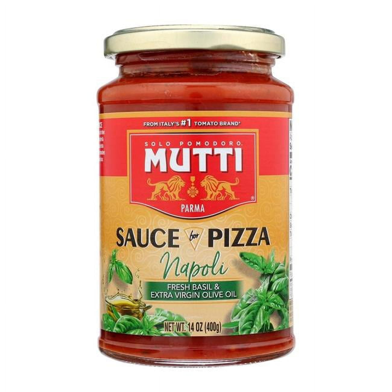 Mutti 14 oz Basil Evoo Pizza Sauce - Walmart.com