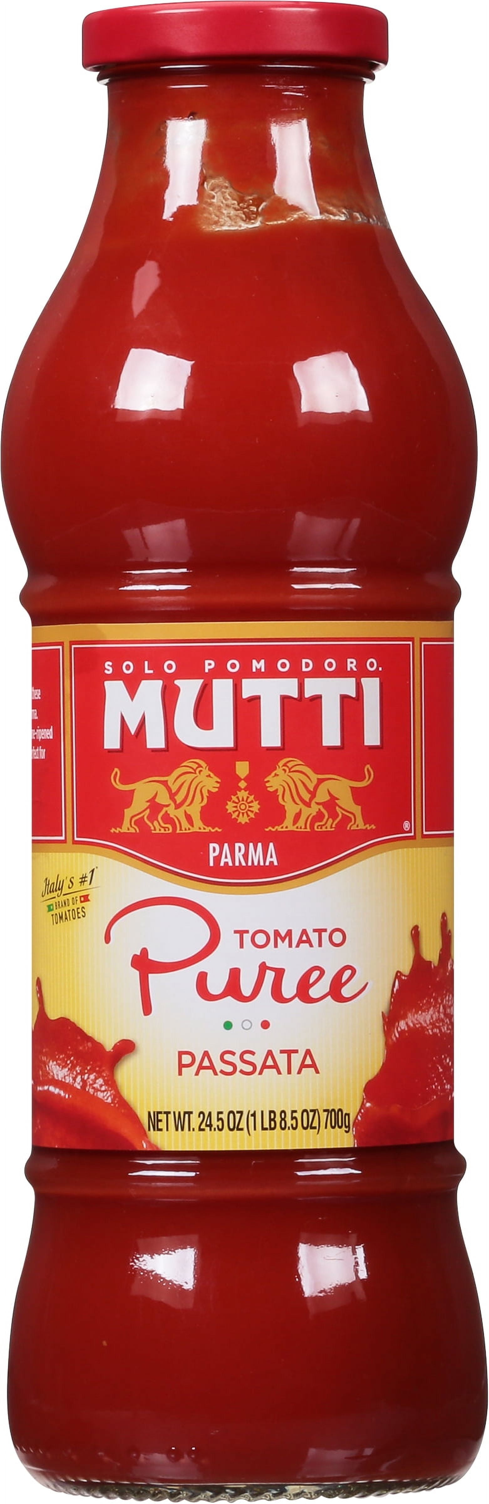 Mutti Tomato Puree (Passata), 24.5 oz, Glass Bottle - Walmart.com