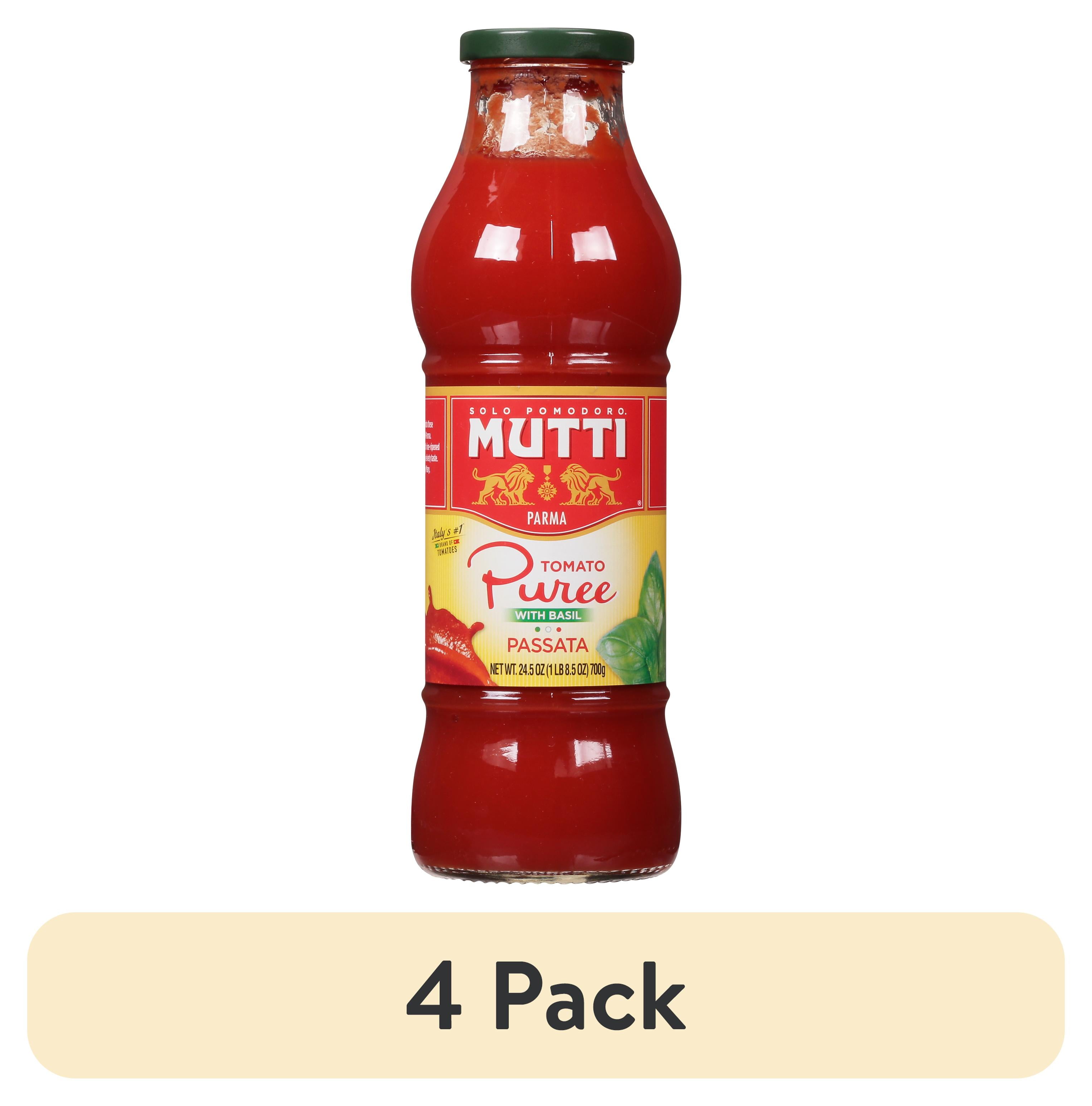 (4 pack) Mutti Mutti Basil Passata Tomato Puree- 24.5 Oz- Pack Of 12 ...