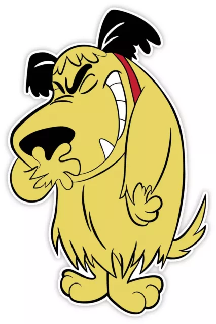 Muttley Dog Wacky Races Sticker Laptop Wall Phone Decal Water Bottle ...
