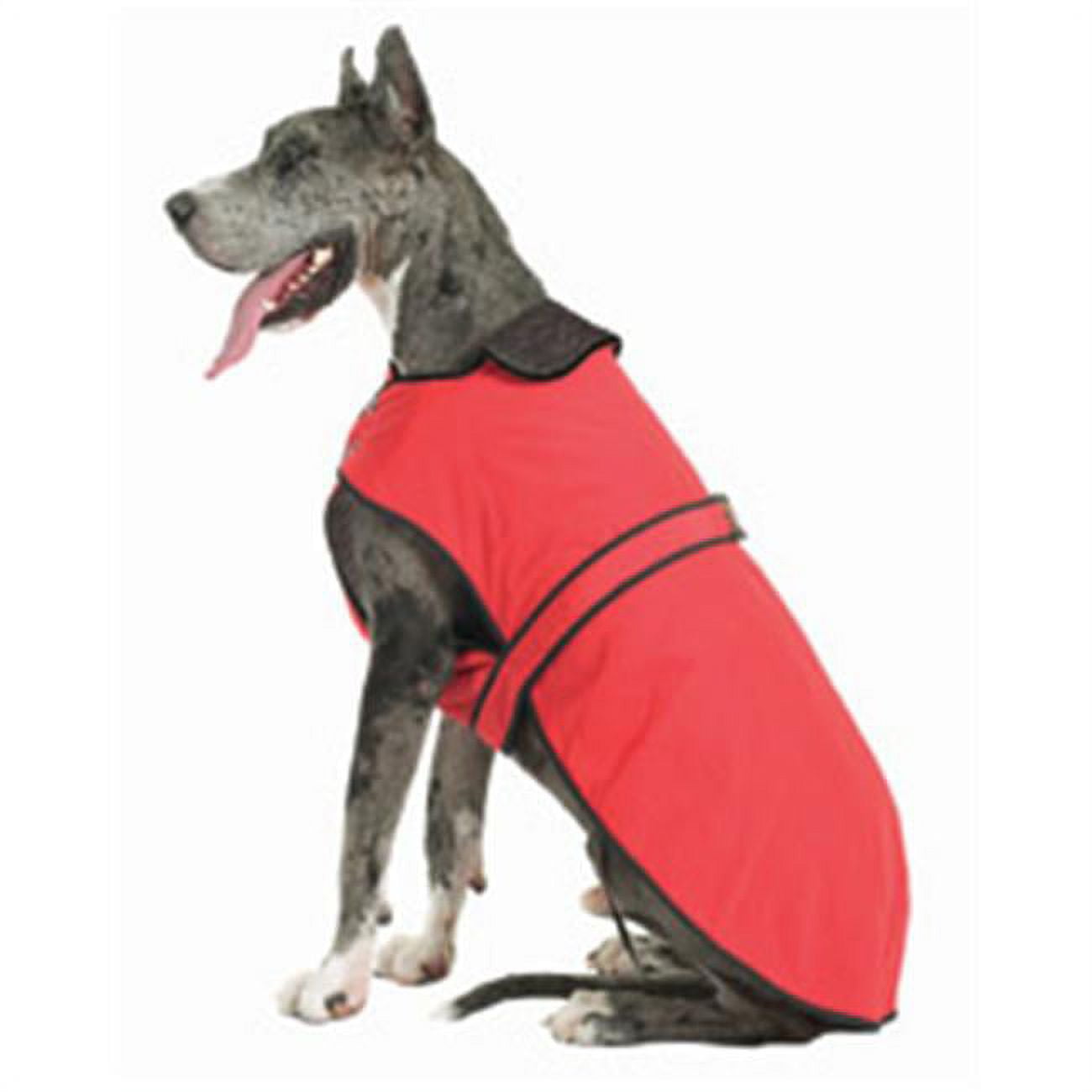 Muttluks BL34R 3-Layer Belted Winter Dog Coat - Size 34, Red - Walmart.com