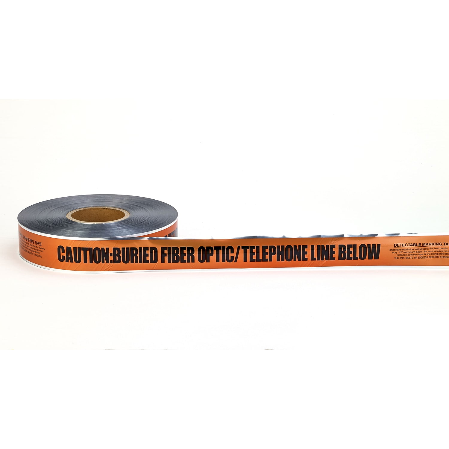Mutual Industries "Telephone/Fiberoptic" Underground Detectable Tape 6 ...