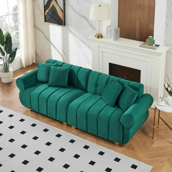 FFH 89" Oversized Sectional Sofa, 3 Seater Sofa for Living Room, Modern ...