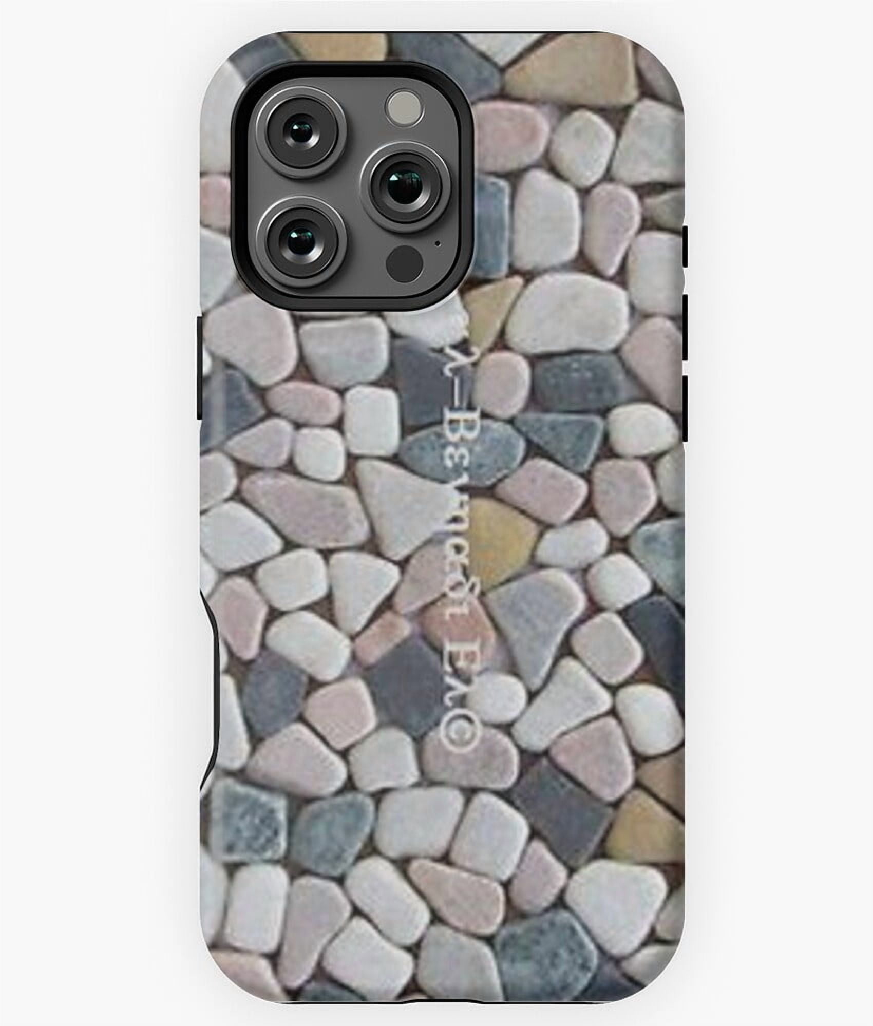 Muur Empire Pebbles Mosaic Phone Case for iPhone 16 15 14 13 12 11 Pro ...