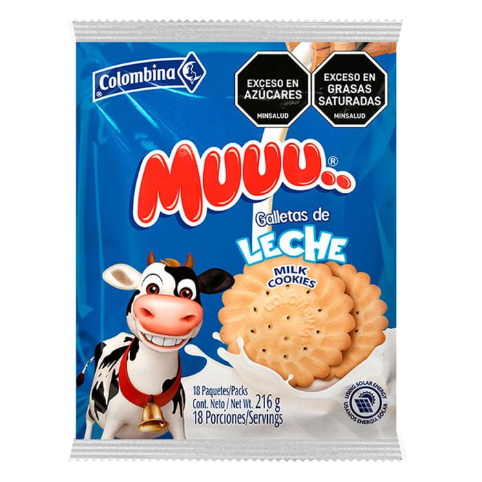 Muuu Milk Cookies – Galletas de Leche (Pack of 2, 216g) – Authentic ...