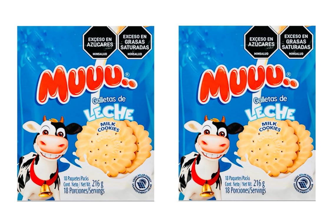 Muuu Milk Cookies – Galletas de Leche (Pack of 2, 216g) – Authentic ...