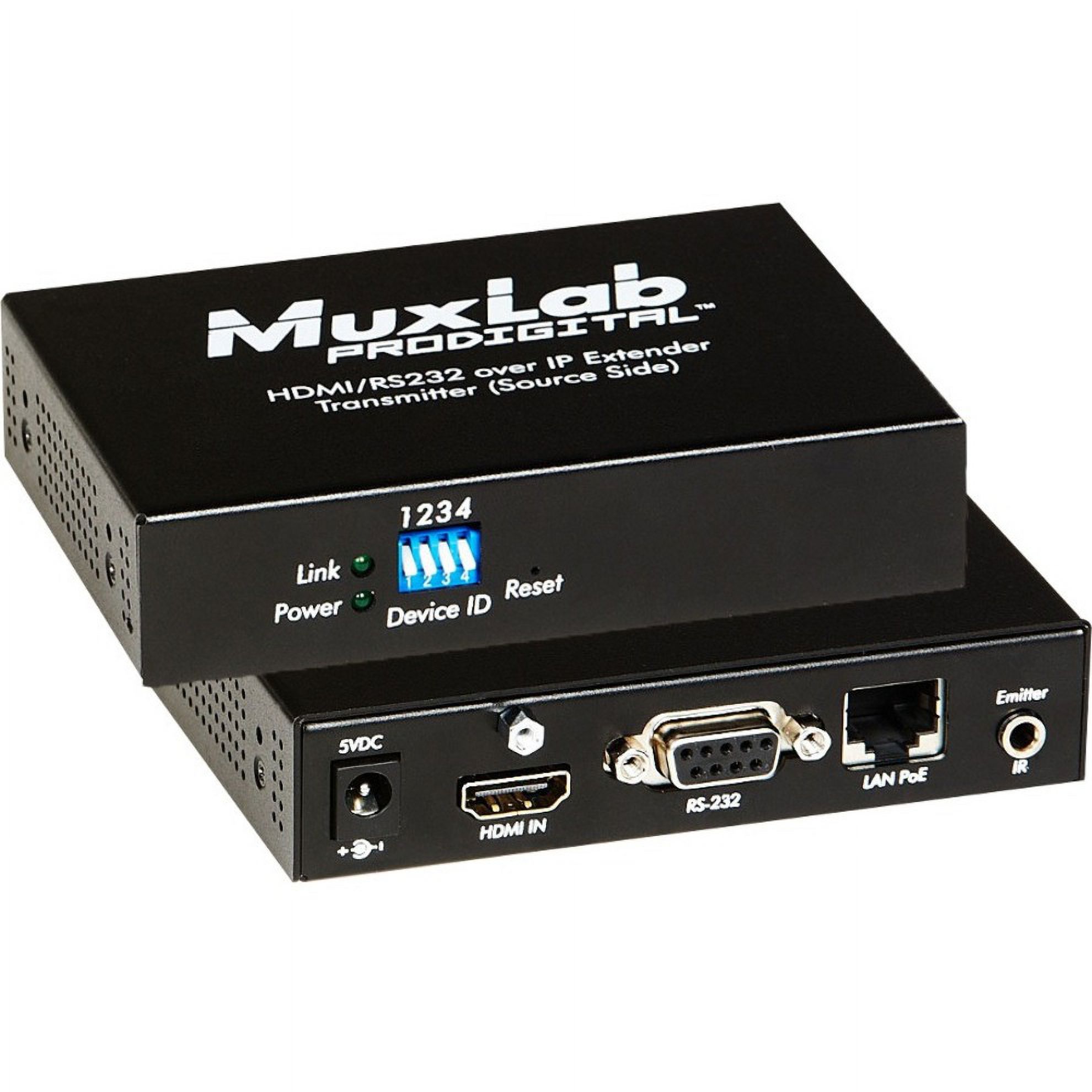 MuxLab HDMI / RS232 Over IP Encoder with PoE - Walmart.com