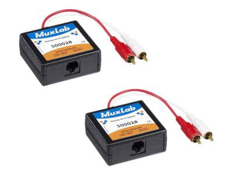 Muxlab 500028-2PK 2pk 500028 Stereo Hi-fi Balun Accs - Walmart.com