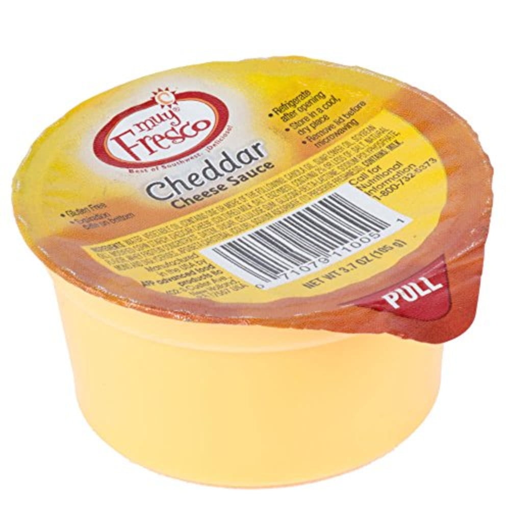 Muy Fresco Case of 30 Cheddar Cheese Sauce Cups - Walmart.com