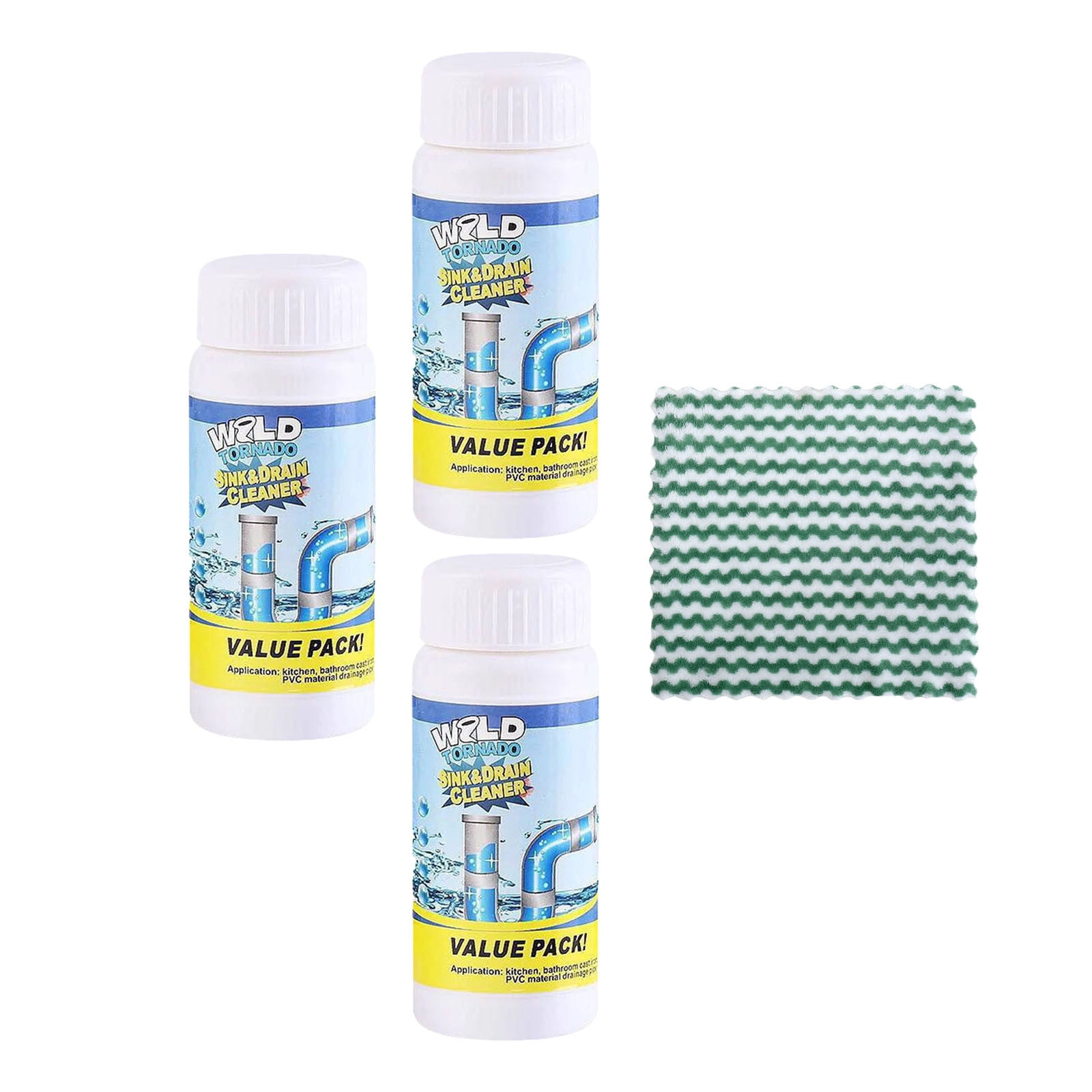 Muyan 3PC Fast Foam Toilet Cleaner Pipe Clearing Agent,Powerful Enzymes ...