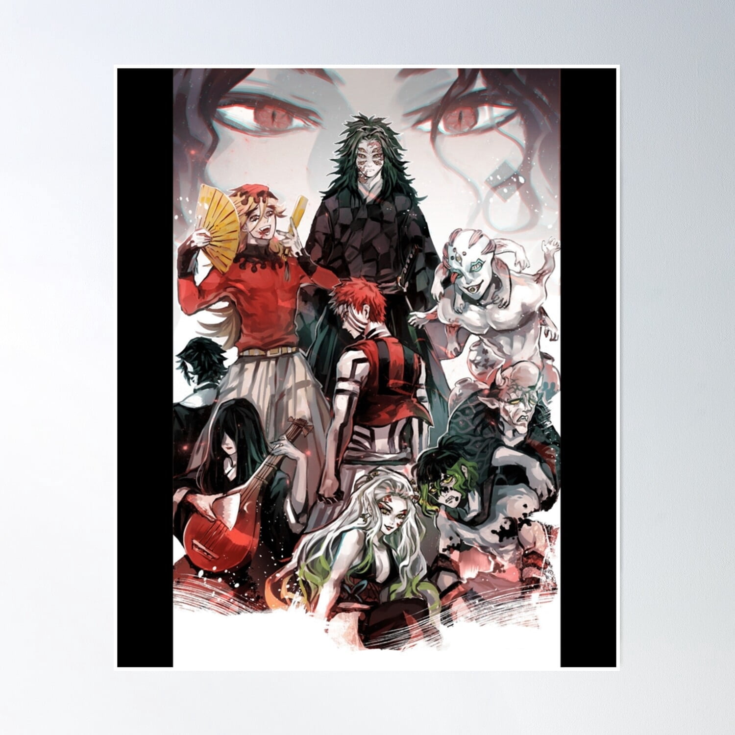 Muzan With Upper Moons Classic . Poster UNFRAMED PAPER POSTER, Home ...