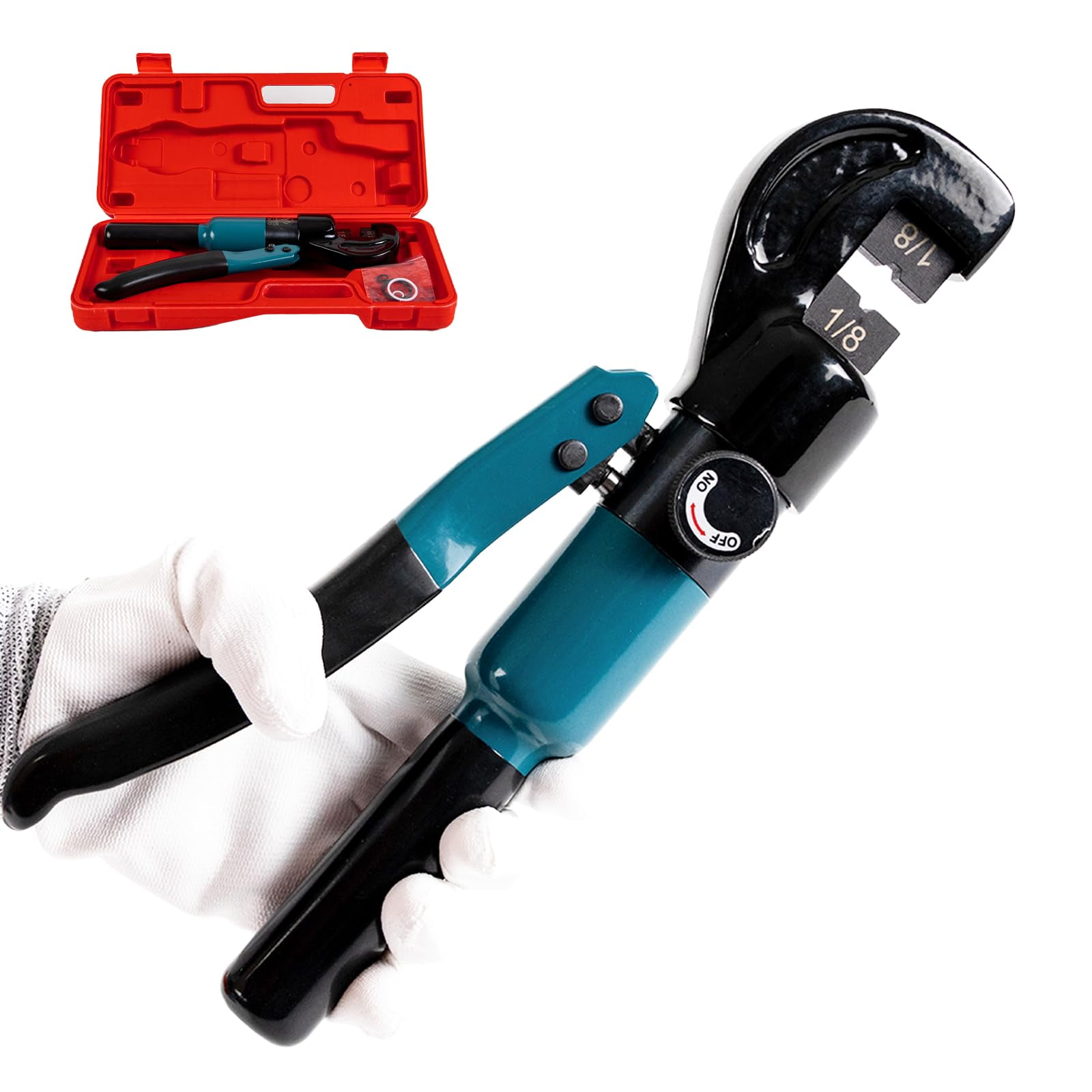 Muzata Upgraded Custom Cable Railing Crimping Tool Hydraulic Crimper ...