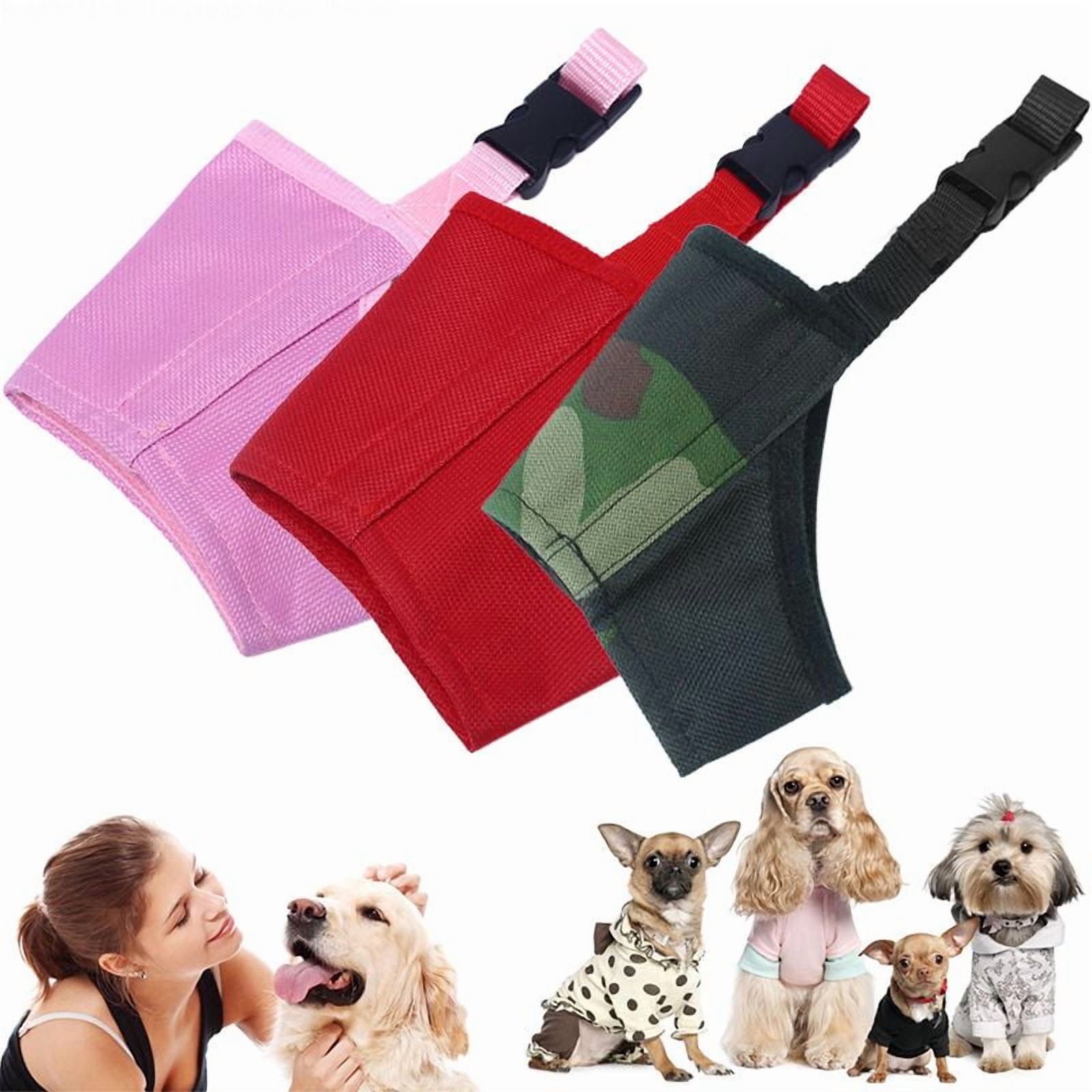 Muzzle Adjustable Anti-bite Anti-barking Anti-accidental Ingestion Dog Muzzle Pet Products ...