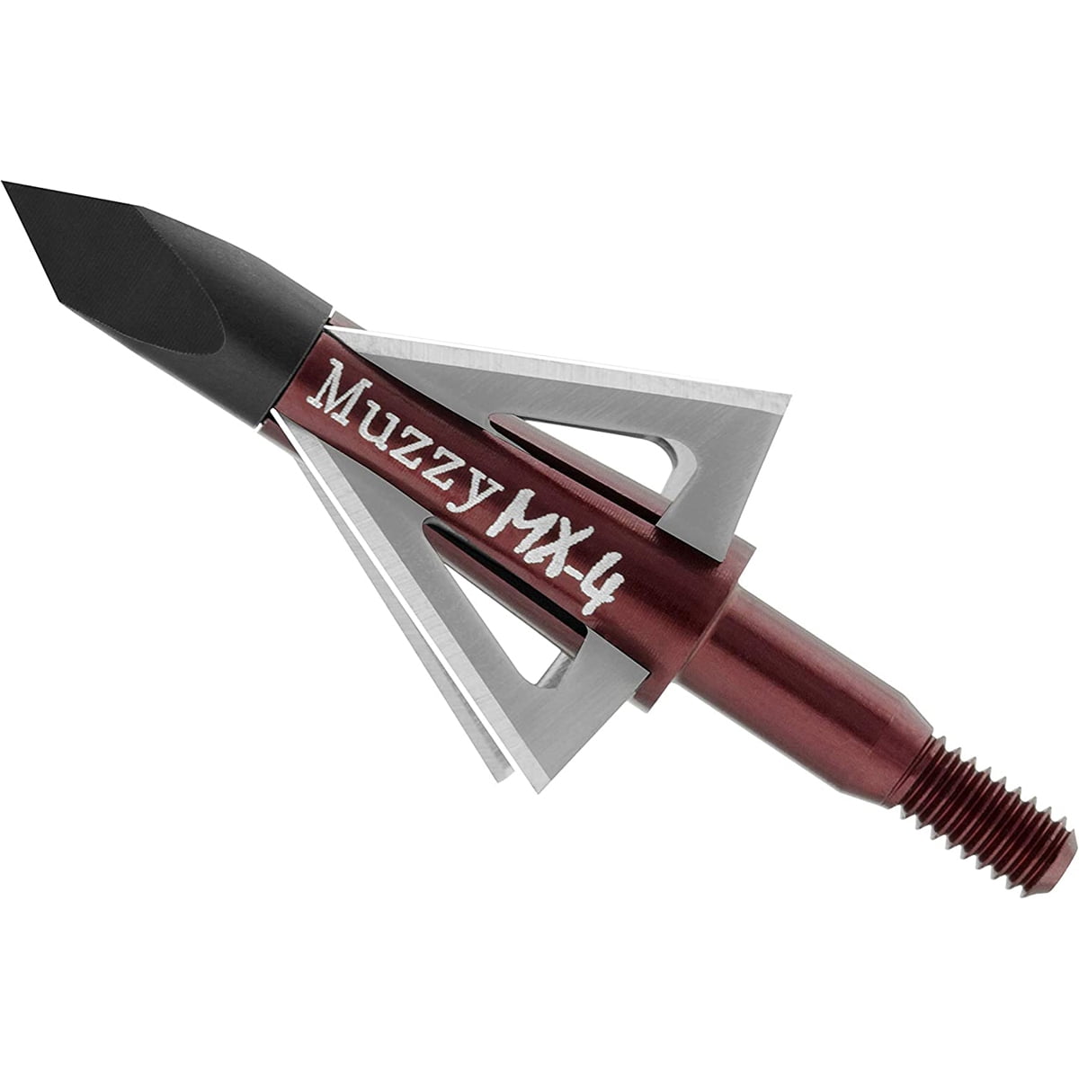Muzzy MX-4 4-Blade Broadhead 3-Pack - 100 Grain, 209-MX4-3 - Walmart.com