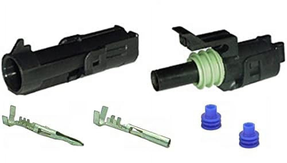 Muzzys 12-14-16-18 AWG Gauge 1 Pin Position Terminal Weather Pack ...