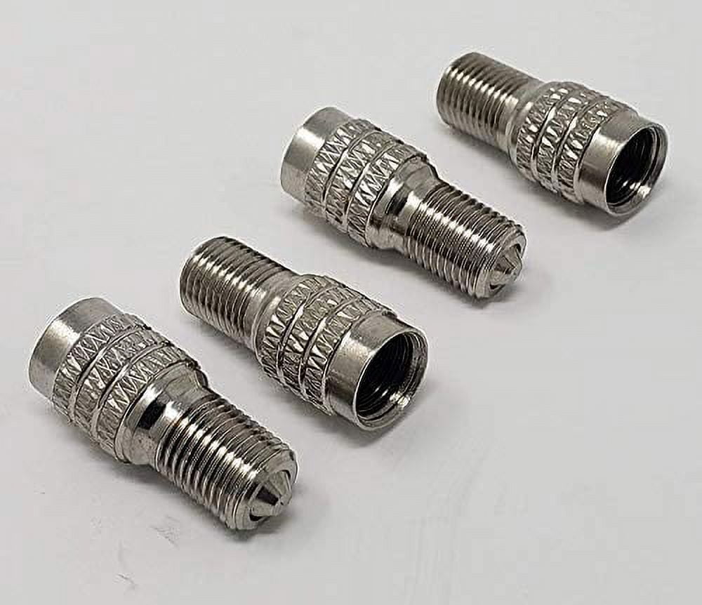 Muzzys (Pack of Four) Double Seal Flow Through Valve Stem Tire Caps ...