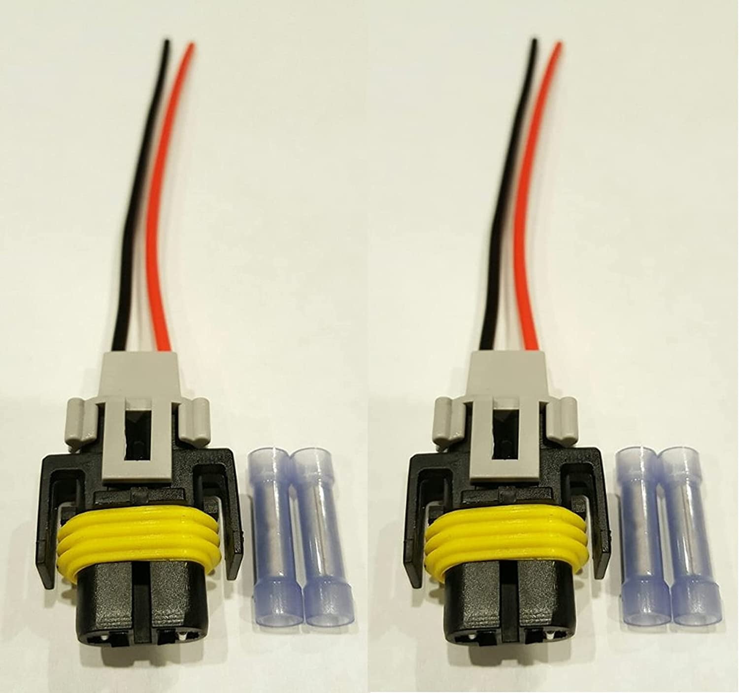 Muzzys (SET OF 2) PT2298 H11 H8 880 881 Female Adapter Wiring Harness ...