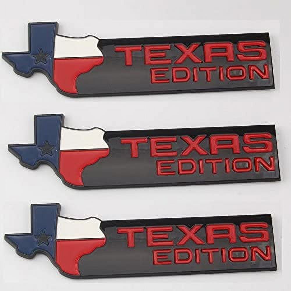 Muzzys (SET OF 3) -BLACK XL- TEXAS EDITION Emblems Badges FITS F150 ...