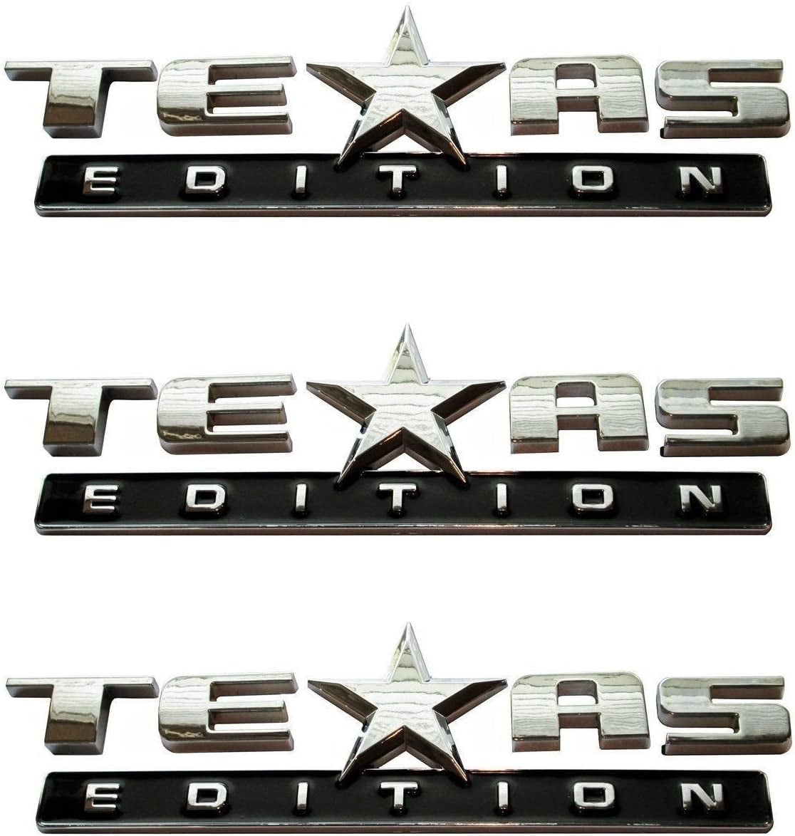 Muzzys (SET OF THREE) Texas Edition 3M Stick On Emblem Badge FITS GMC ...