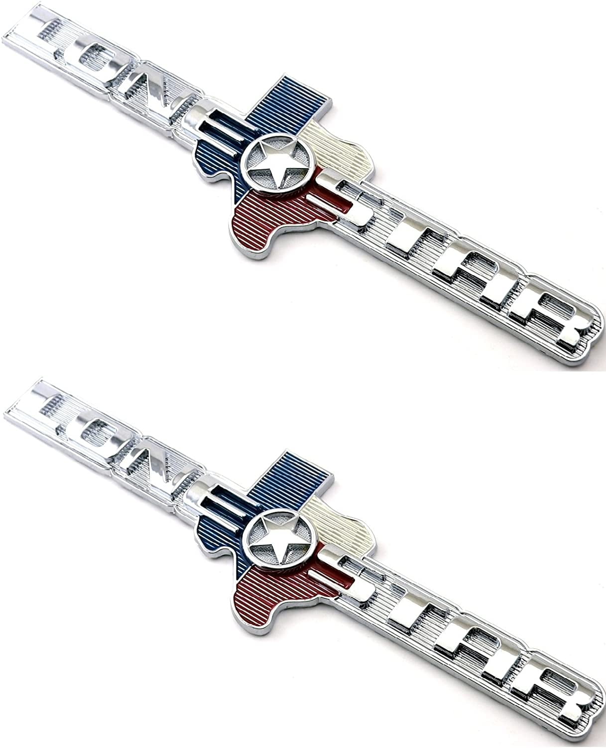 Muzzys (SET OF TWO) LONE STAR EDITION Texas Emblems FITS Ram 1500 2500 ...
