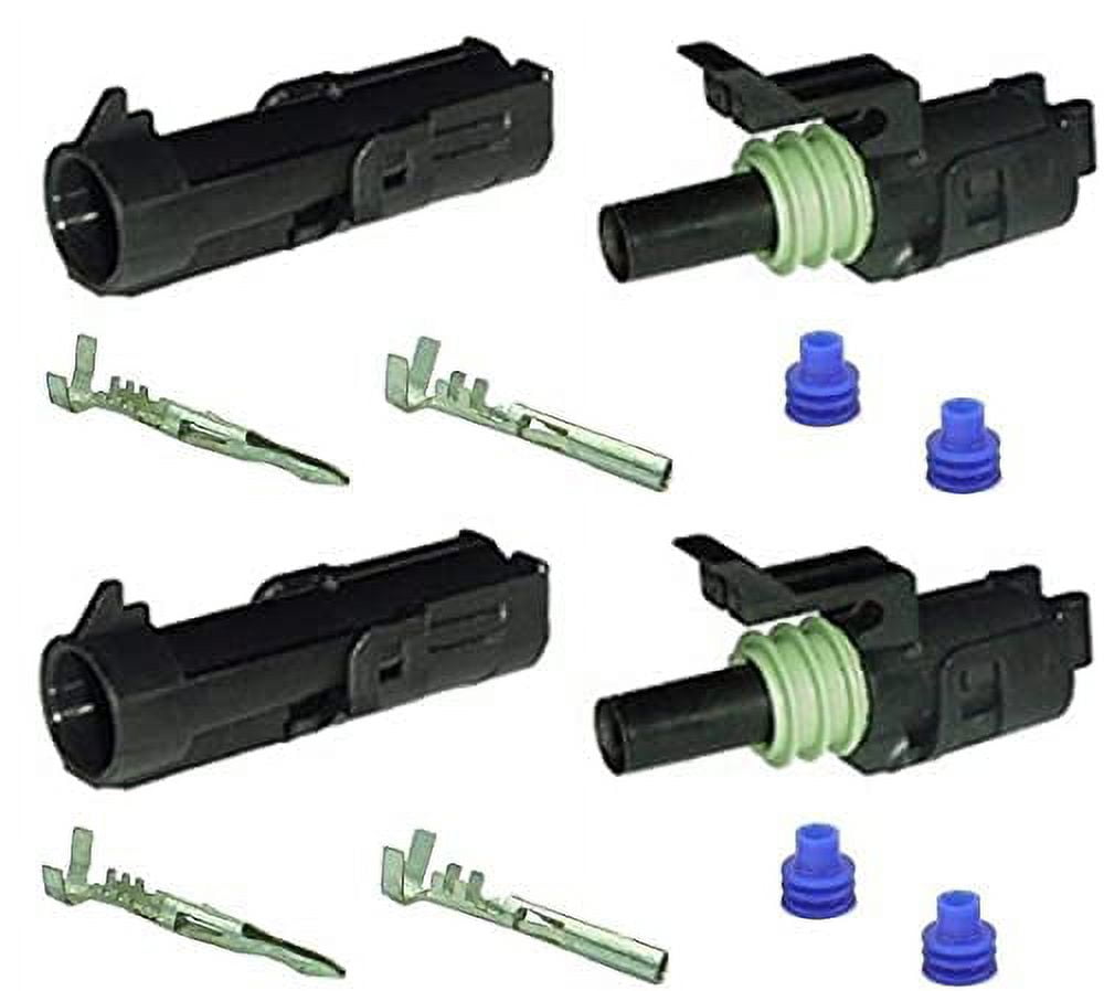 Muzzys (Set of Two) 12-14-16-18 AWG Gauge 1 Pin Position Terminal ...