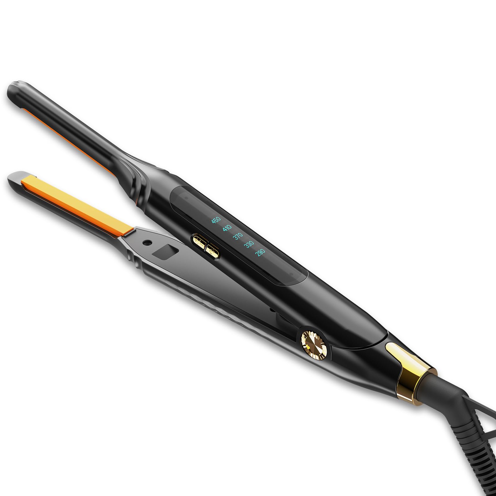 Mvxitanny Small Flat Iron 3/10'' Mini Flat Irons Short Hair,Pixie Cut ...
