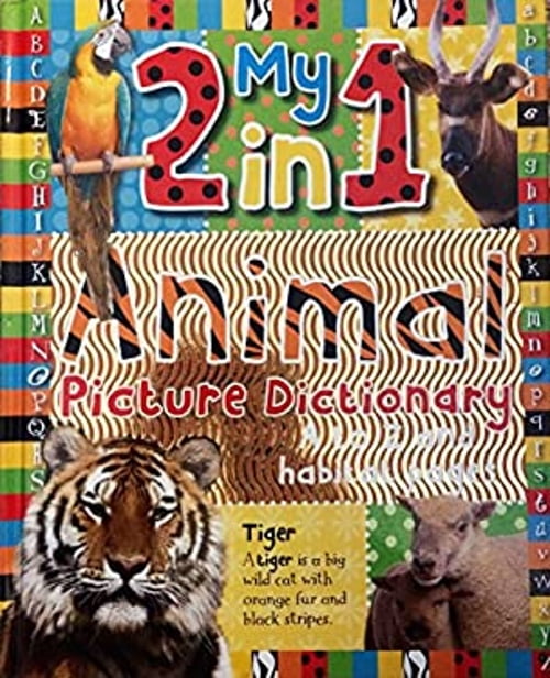 Pre-Owned My 2 in 1 Animal Picture Dictionary A to Z and Habitat Pages ...